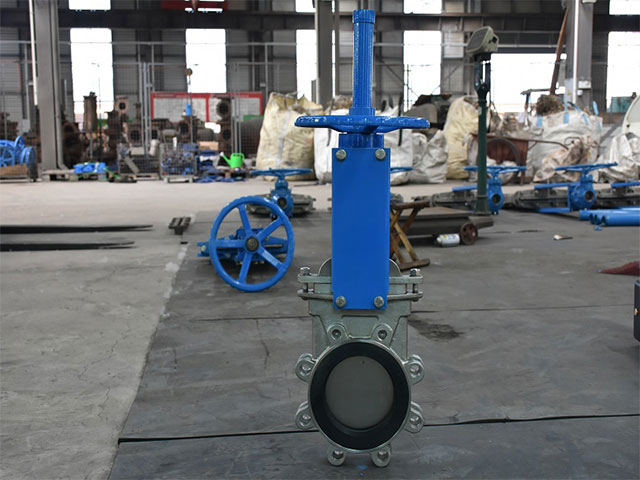 Rubber sleeve knife gate valve PN16 DN150 CF8M-News-WENZHOU KEBEI VALVE CO., LTD.